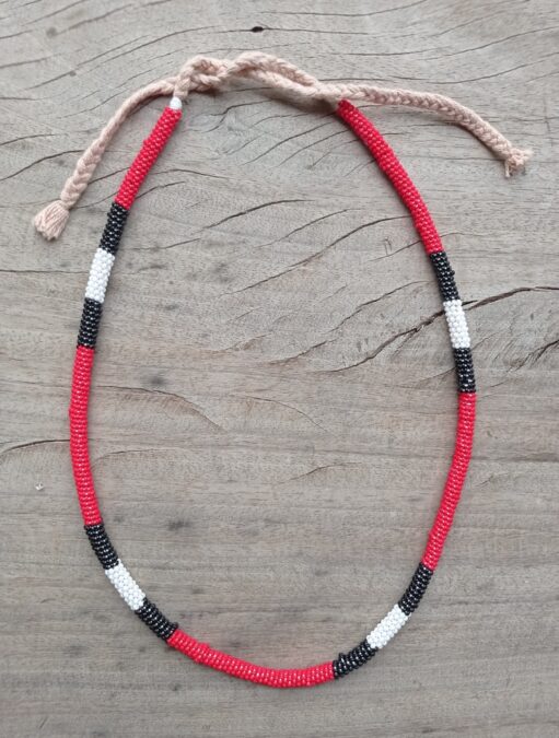 Colar Cobra Coral - Vermelho 1 - Imaterial Artesanato Brasileiro