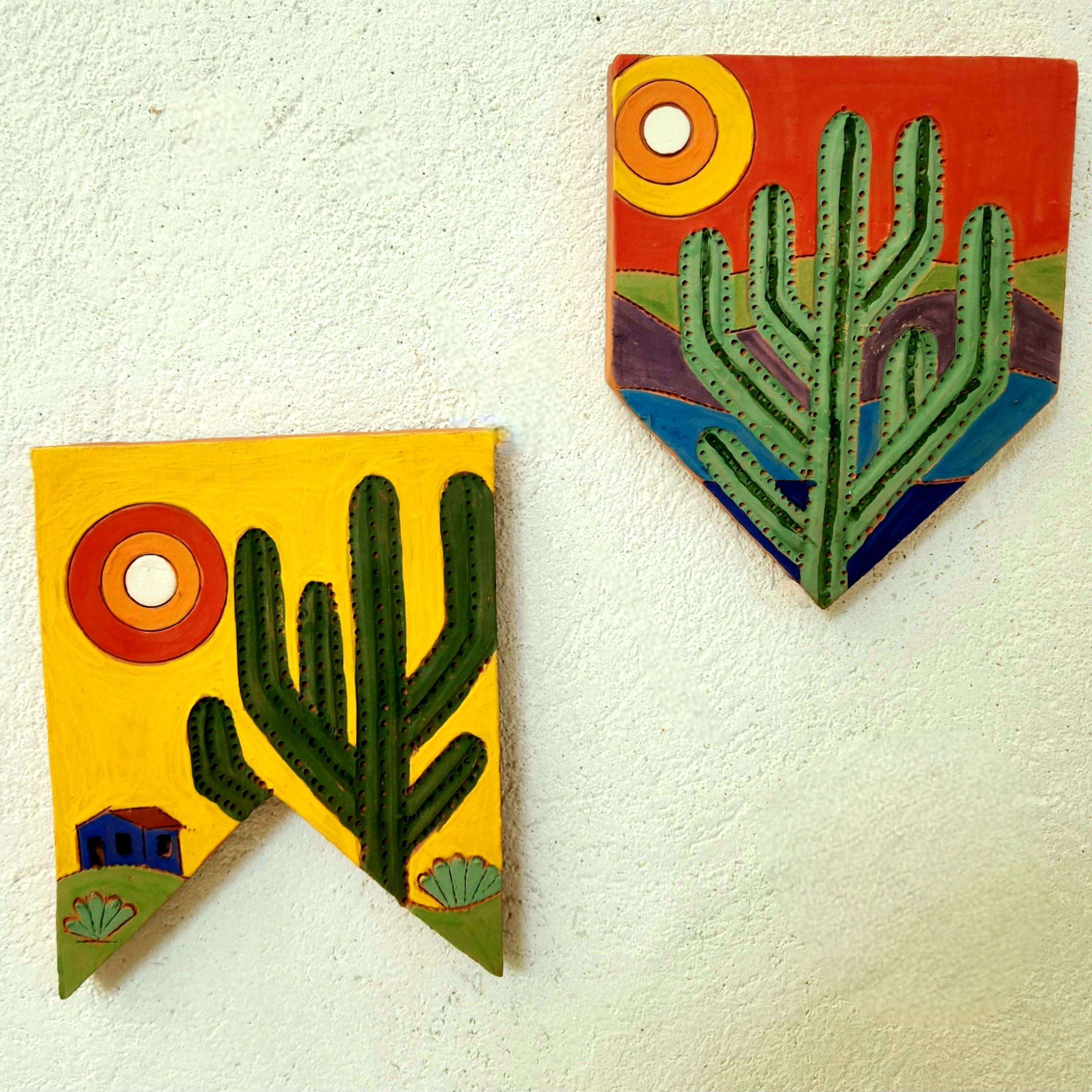 Bandeirola de Cerâmica Jan Araújo - Sol do Sertão - Imaterial ...