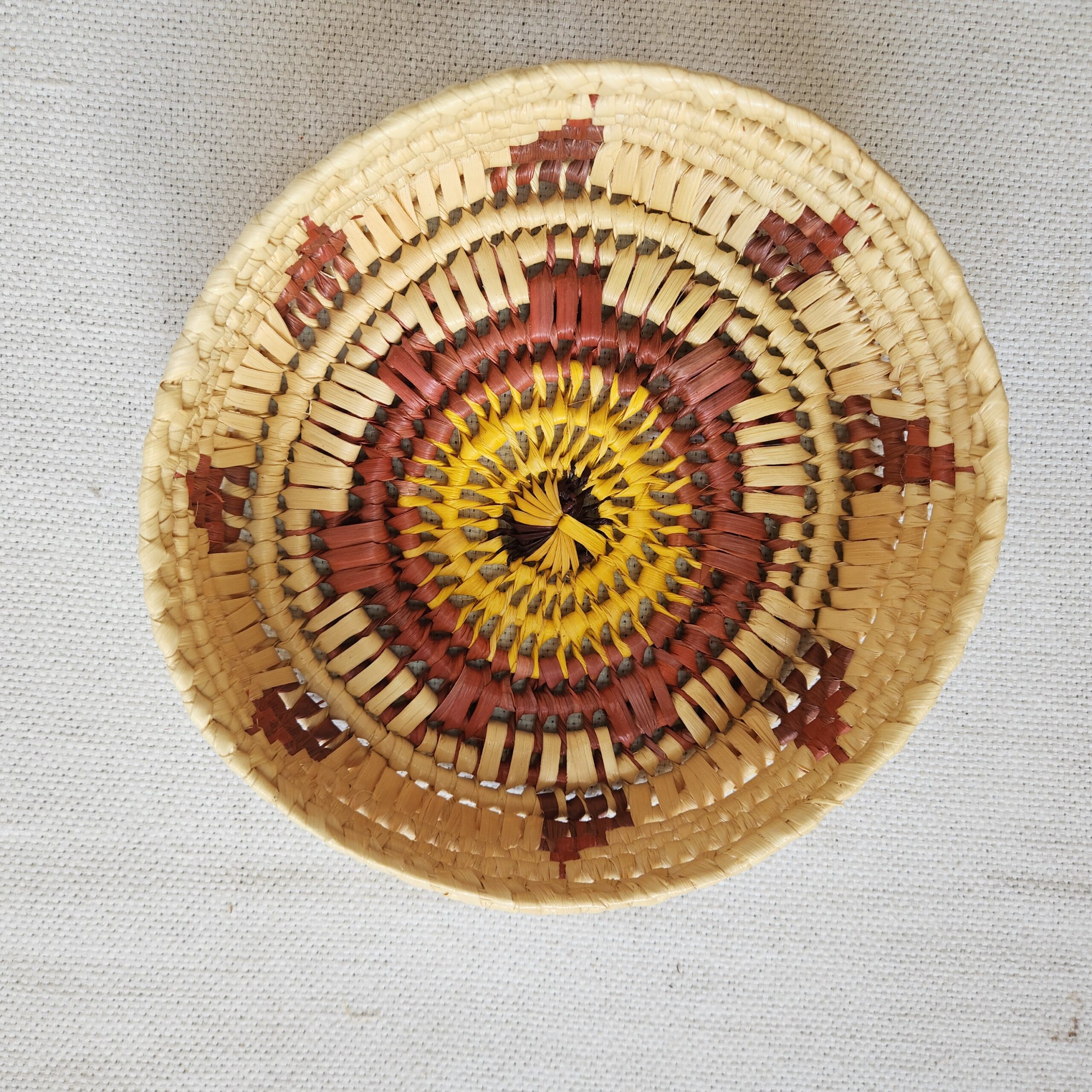 Bandeja de Palha de Tucumã - B1 - Imaterial Artesanato Brasileiro