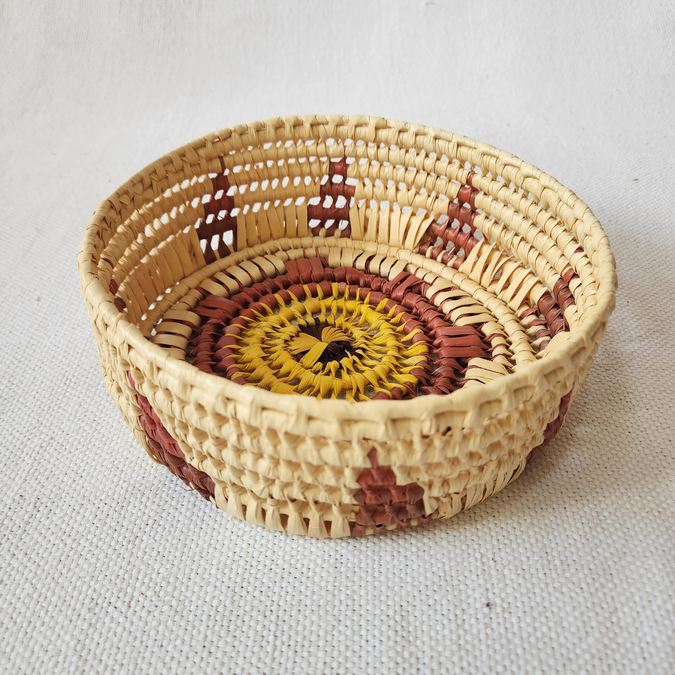 Bandeja de Palha de Tucumã - B1 - Imaterial Artesanato Brasileiro